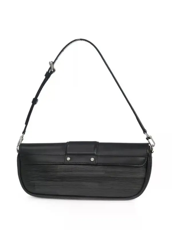 LOUIS VUITTON 2011 Pochette Montaigne Epi-leather Tote Bag - Black