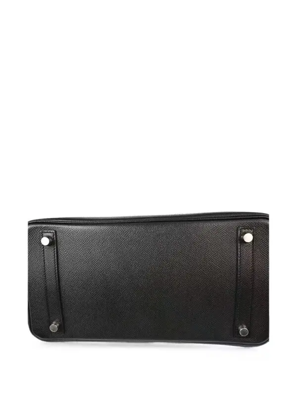 Hermès 2010 30 Birkin Tote Bag - Black