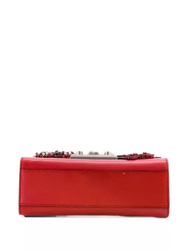 Gucci Padlock Shoulder Bag Embellished Leather Small Crossbody Bag