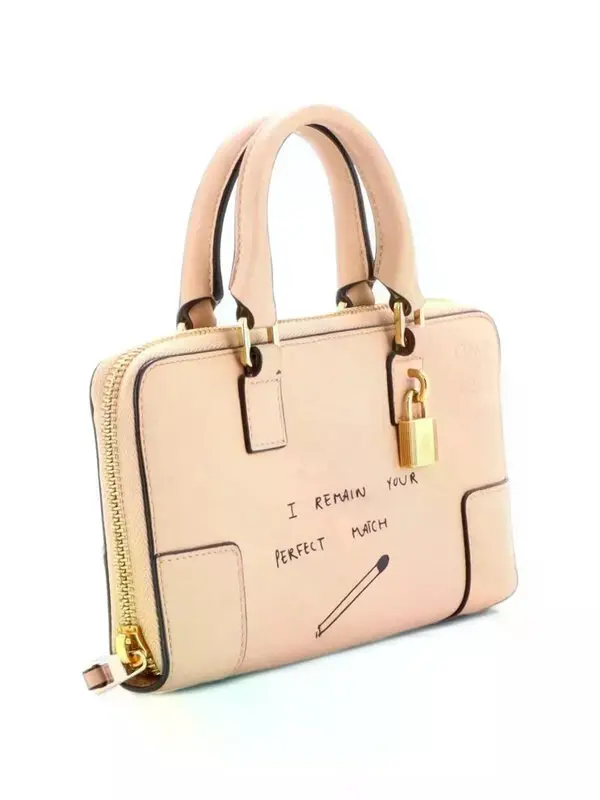 Loewe Amazona Pouch Crossbody Bag Printed Leather Satchel