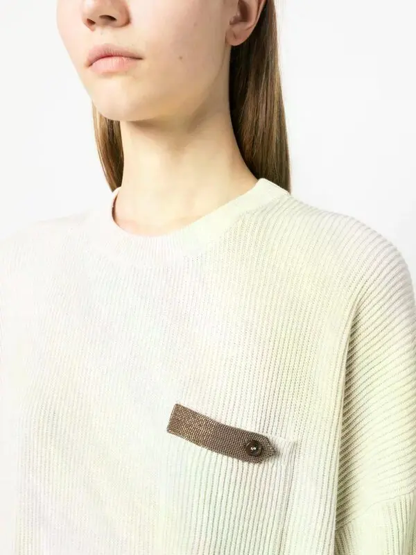 Brunello Cucinelli Round-neck Ribbed-knit Dress
