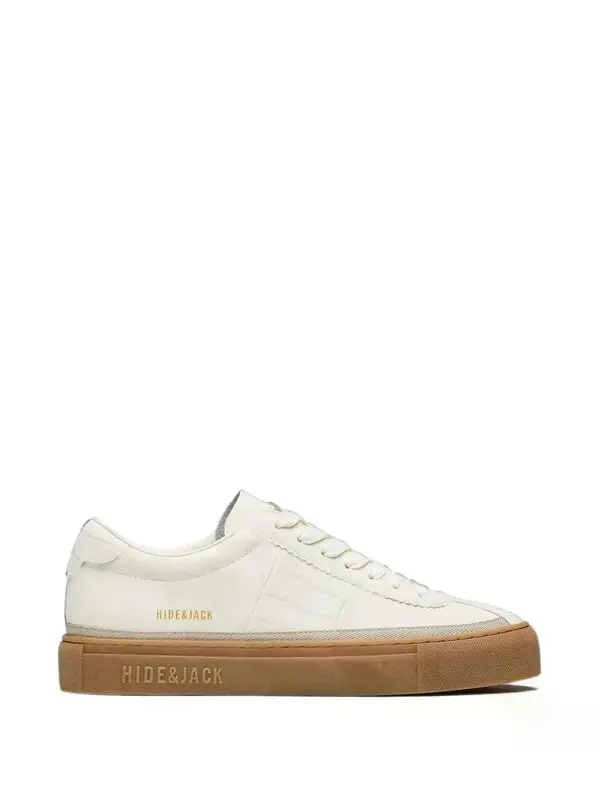 HIDE&JACK Retro Croc-effect Platform Sneakers
