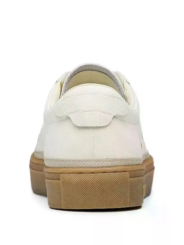 HIDE&JACK Retro Croc-effect Platform Sneakers