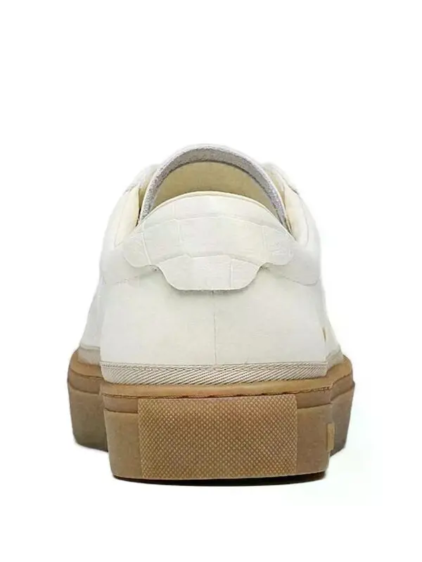 HIDE&JACK Retro Croc-effect Platform Sneakers