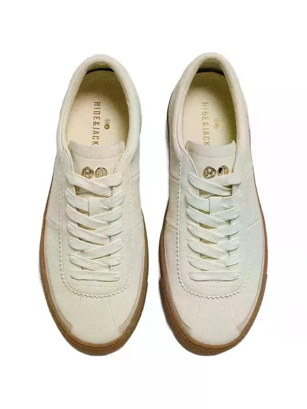HIDE&JACK Retro Croc-effect Platform Sneakers