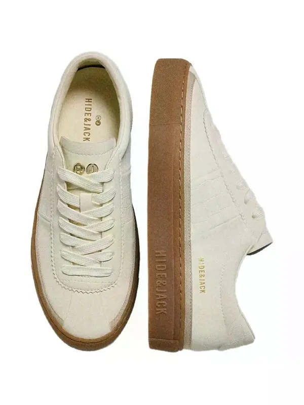 HIDE&JACK Retro Croc-effect Platform Sneakers