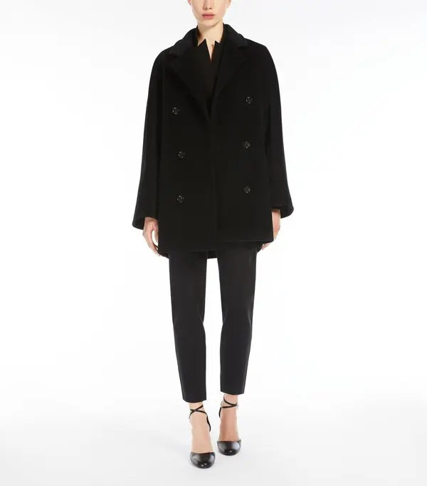 Max Mara Virgin Wool-cashmere Short 101801 Icon Coat