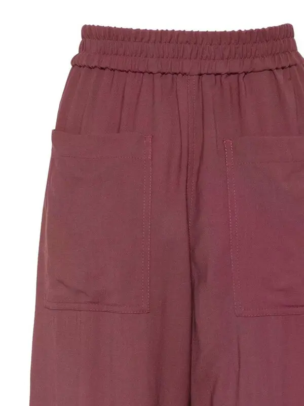 Brunello Cucinelli Elasticated-waistband Wide-leg Trousers