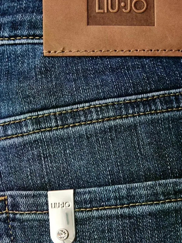 Liu Jo Faded Flared Jeans