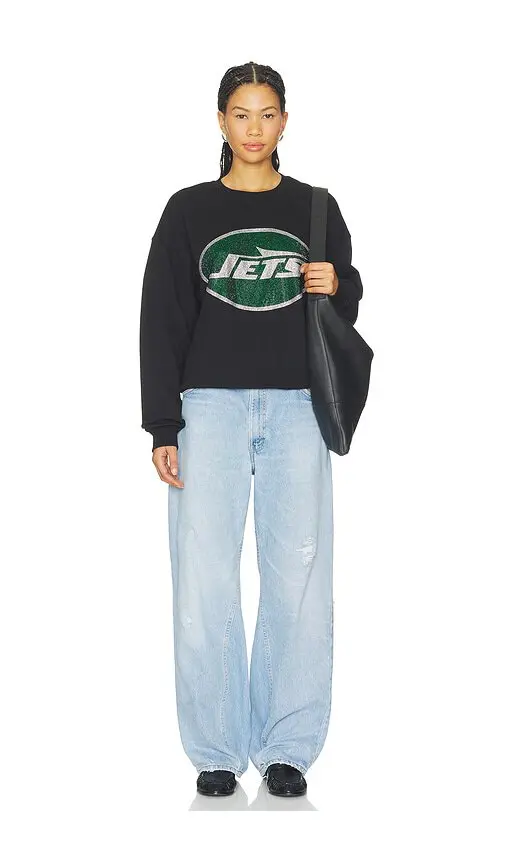 Terez New York Jets Marquee Crew Sweatshirt In . Also