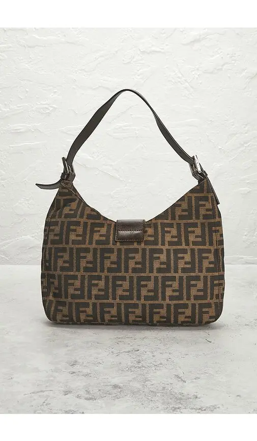 FWRD RENEW Fendi Zucca Hobo Bag