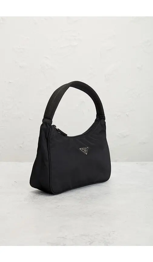 FWRD RENEW Prada Tessuto Mini Sport Hobo Bag