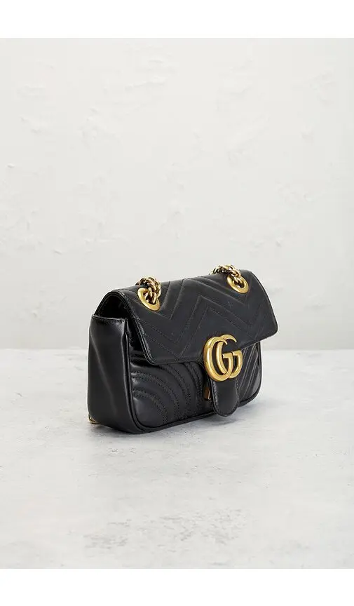 FWRD RENEW Gucci Mini Gg Marmont Shoulder Bag