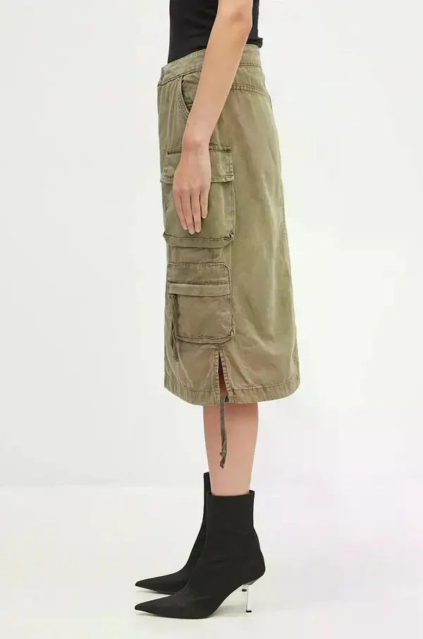 Alpha Industries Cargo Drawstring Midi Skirt