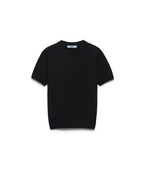 Prada Short-sleeved Cashmere Sweater