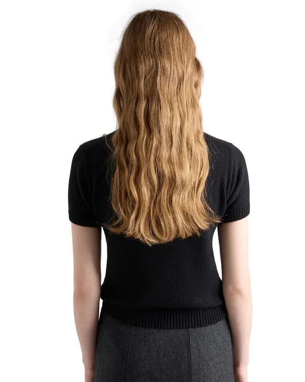 Prada Short-sleeved Cashmere Sweater