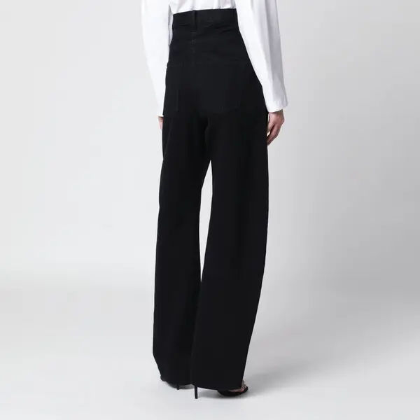 Alaïa Denim Wide Leg Jeans