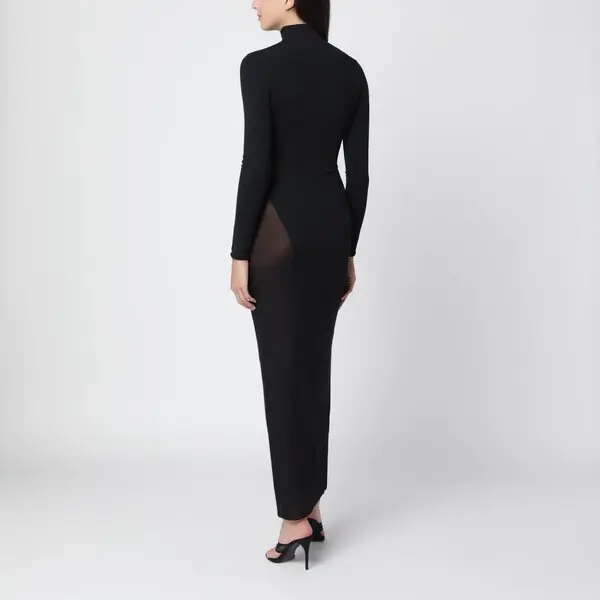 Alaïa Long Fitted Jersey Dress