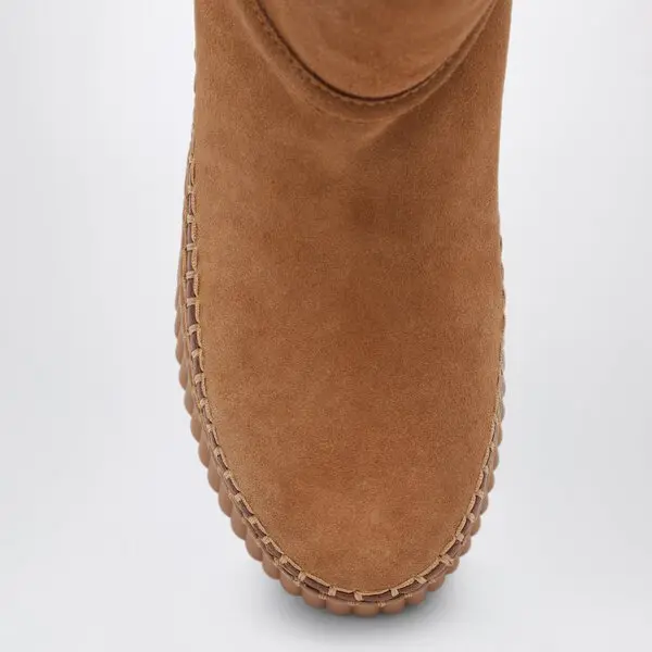 Chloé Nama Ankle Boots In Suede Cowhide