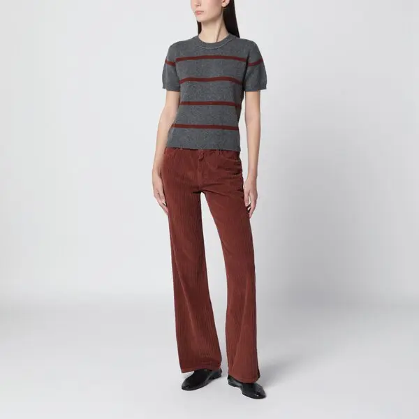 Alexandra Golovanoff Mini Andre Stripes 21 Cashmere T-shirt