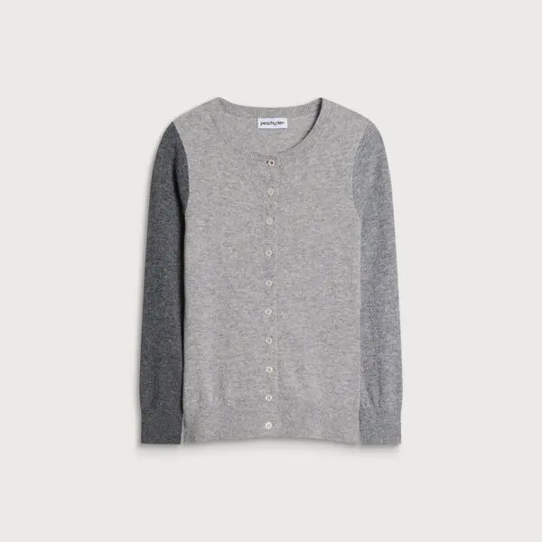 PEACHY DEN Colourblock Cardigan