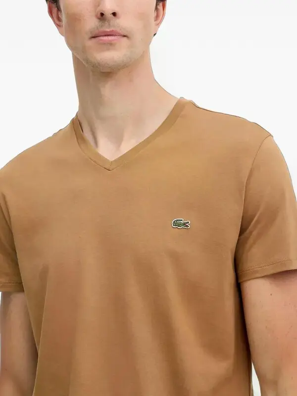 Lacoste Lightweight Pima Cotton V-neck T- Shirt