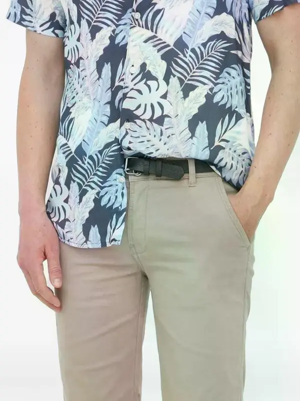 Lindbergh Logo-patch Chino Shorts