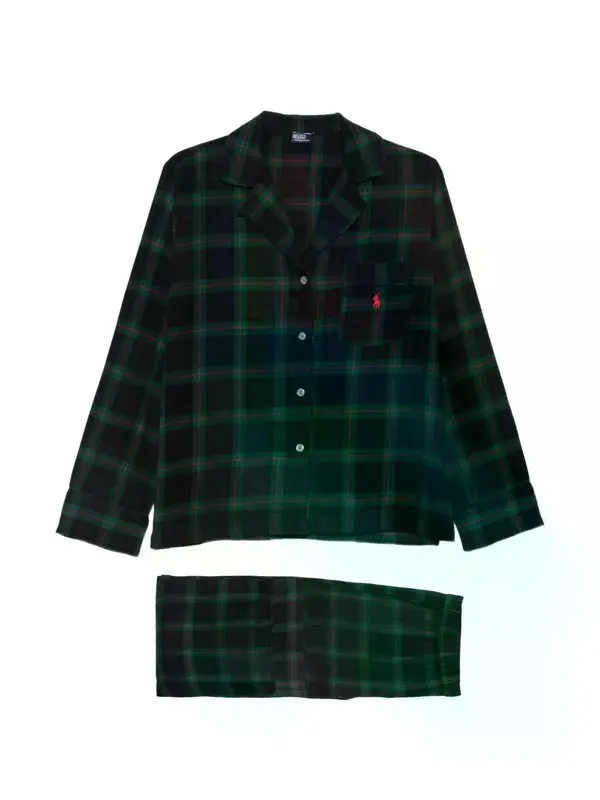 Polo Ralph Lauren Plaid Flannel Pajamas - Blue