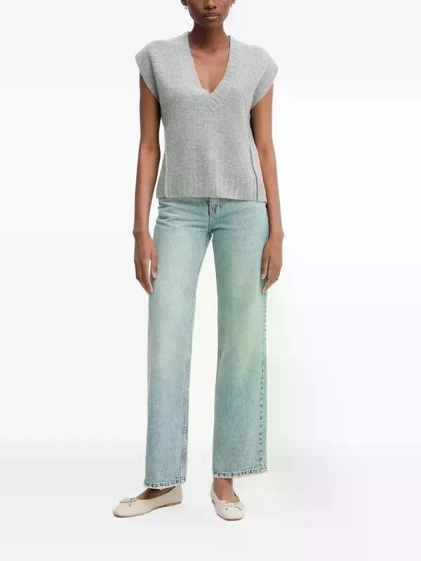 BENETTON V-neck Sleeveless Knitwear