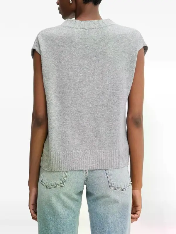 BENETTON V-neck Sleeveless Knitwear