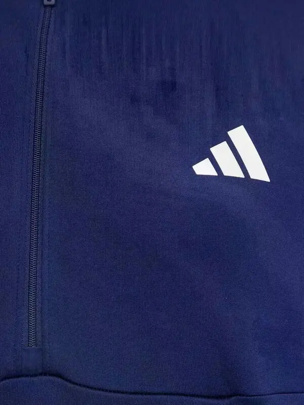 Adidas Half-zip Logo-print Sweatshirt