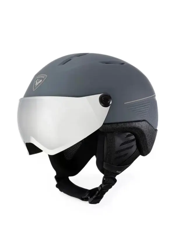Rossignol Fit Visor Impacts Photochromic Ski Helmet - Grey