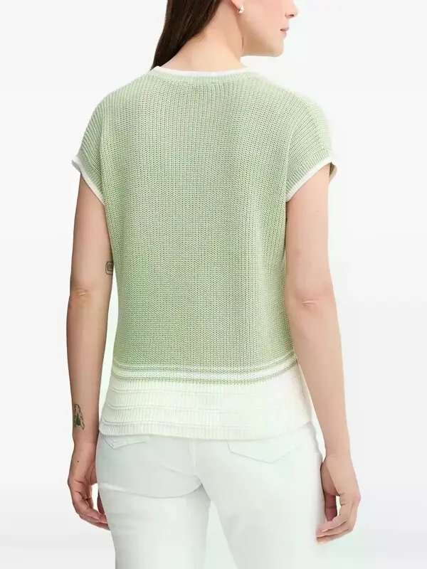 BENETTON Graphic Knit Top