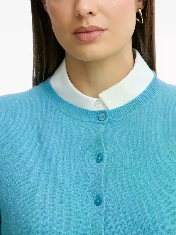 BENETTON Long-sleeve Buttoned Cardigan
