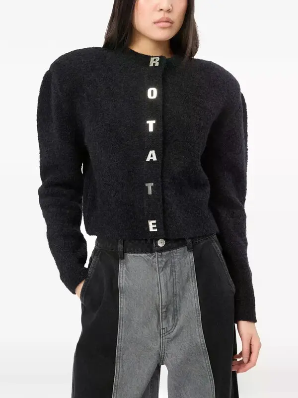 ROTATE BY BIRGER CHRISTENSEN Logo-button Cardigan