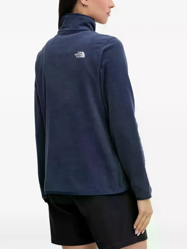 The North Face Logo-embroidered Quarter-zip Sweatshirt