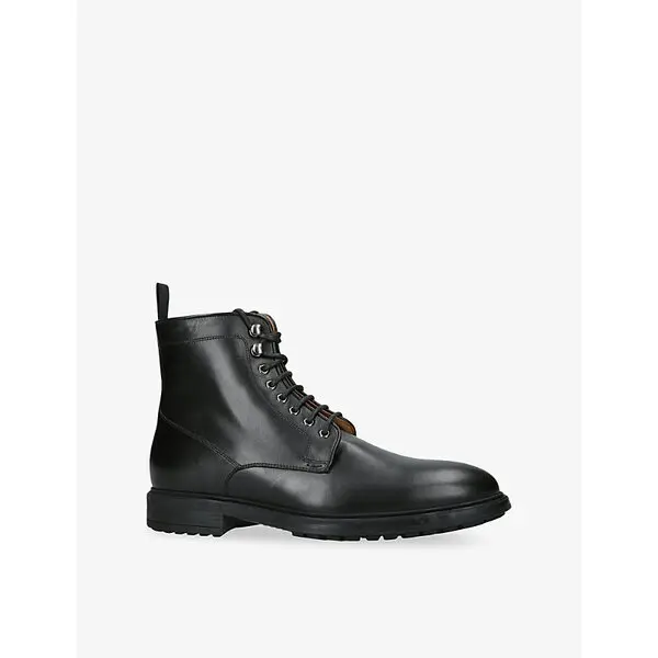 Magnanni Burnished Lace-up Leather Boots