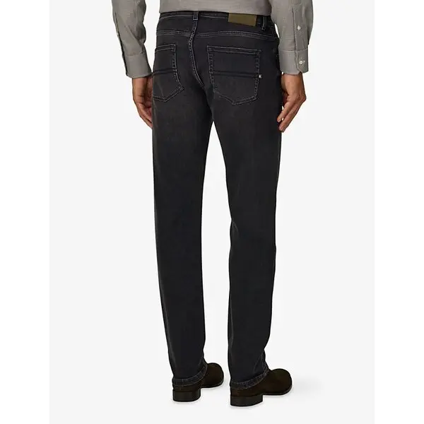 Boggi Milano Slim Straight-leg Stretch-denim Jeans