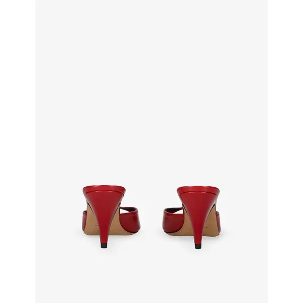 JUDE Haze Leather Heeled Mules