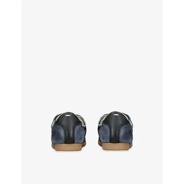 MAISON MARGIELA Replica Leather Trainers - Navy