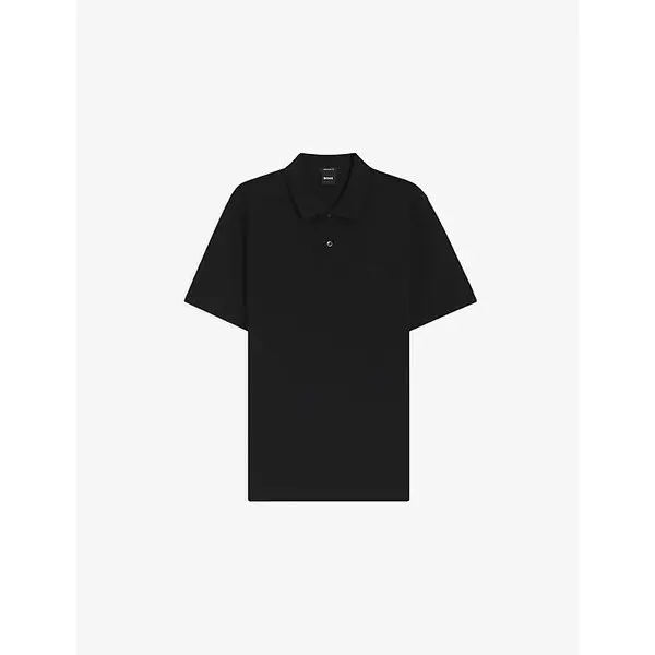 BOSS Logo-embellished Cotton Polo Shirt