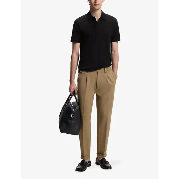 BOSS Logo-embellished Cotton Polo Shirt