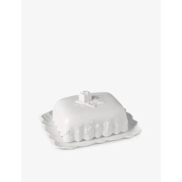 VILLEROY & BOCH Toy's Delight Royal Classic Porcelain Butter Dish - White