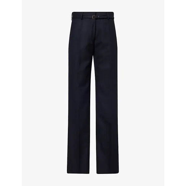Dries Van Noten Presta Straight-leg Wool-blend Trousers