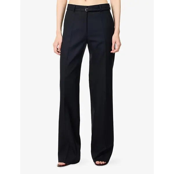 Dries Van Noten Presta Straight-leg Wool-blend Trousers