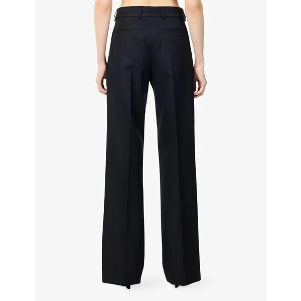 Dries Van Noten Presta Straight-leg Wool-blend Trousers