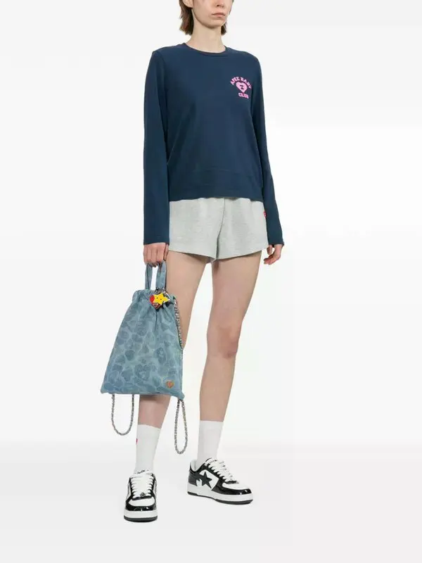 AAPE BY *A BATHING APE Apee Baby Club Mini Heart Logo T-shirt - Blue