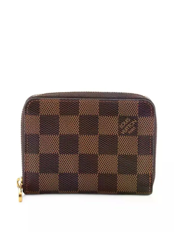 LOUIS VUITTON Zippy Coin Purse Damier Pouch