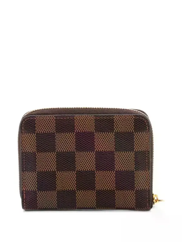 LOUIS VUITTON Zippy Coin Purse Damier Pouch
