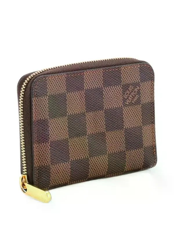 LOUIS VUITTON Zippy Coin Purse Damier Pouch